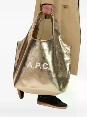 A.p.c. Ninon Metallic Tote Bag