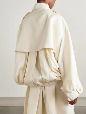 Gabriela Hearst Hunt Oversized Linen Jacket - Neutrals