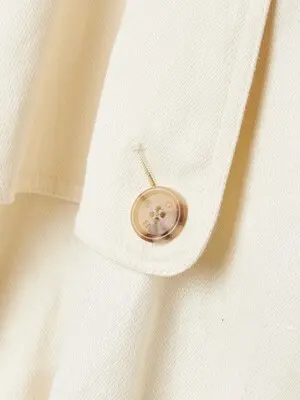 Gabriela Hearst Hunt Oversized Linen Jacket - Neutrals
