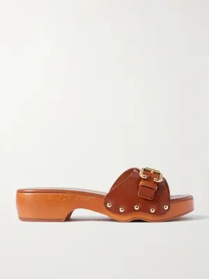 Chloe Metallic Mules Clogs For Women