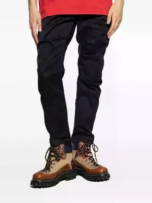 Dsquared2 Cotton Blend Cargo Trousers - Black