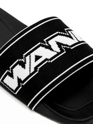 Alexander Wang Logo-strap Slides