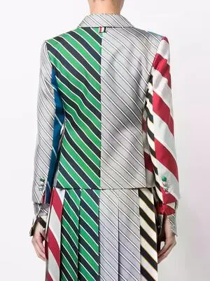 Thom Browne Striped Silk Blazer