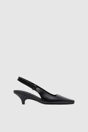 ST. AGNI Sling Back Heel - Black