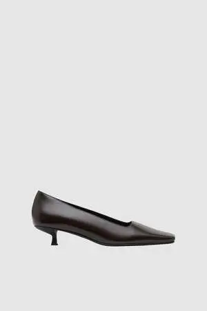 ST AGNI Square Toe Kitten Heel Pumps