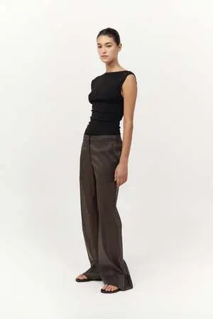ST AGNI Tailored Transparent Trousers