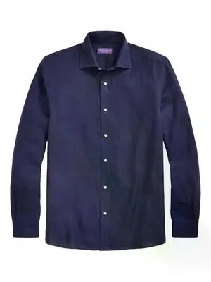 Ralph Lauren Purple Label Spread Collar Shirts For Men