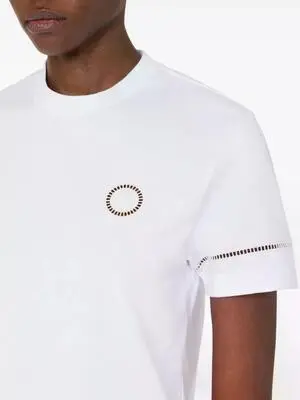 FERRAGAMO Ajour Sticker Short-sleeves T-shirt