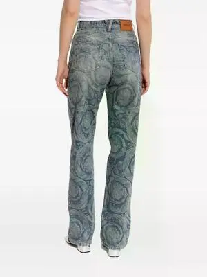 Versace Baroque-patterned Jeans