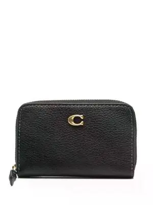 COACH Leather Wallet - Black