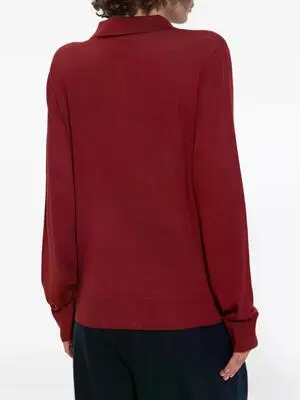 Dsquared2 Long-sleeve Polo Top With Embroidered Logo