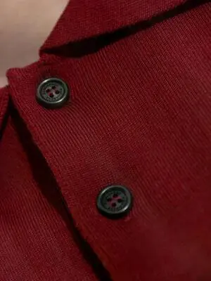 Dsquared2 Long-sleeve Polo Top With Embroidered Logo