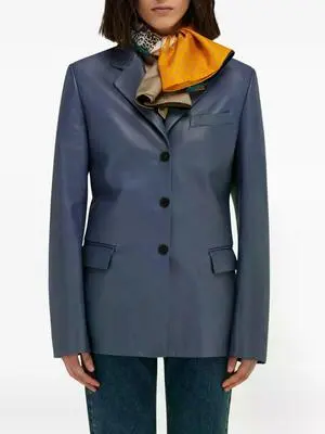 FERRAGAMO Madras-print Silk Foulard