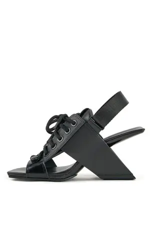 United Nude Loop Sporty Hi Sandal - Black