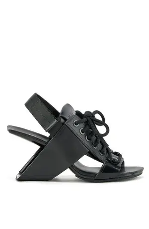 United Nude Loop Sporty Hi Sandal - Black