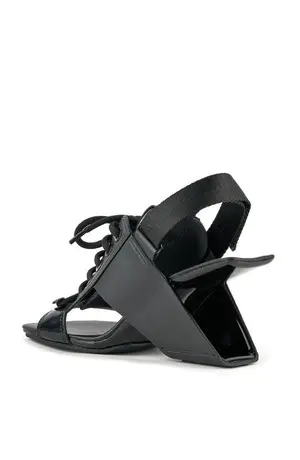 United Nude Loop Sporty Hi Sandal - Black