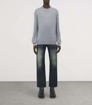 Alexander McQueen Wool Skull Sweater - Black