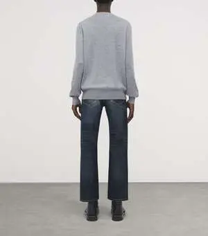 Alexander McQueen Wool Skull Sweater - Black