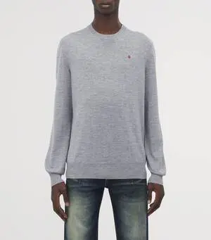 Alexander McQueen Wool Skull Sweater - Black