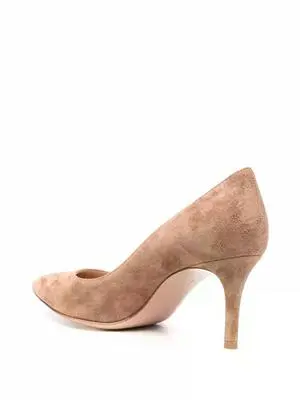 GIANVITO ROSSI 70mm Suede Pumps - Neutrals