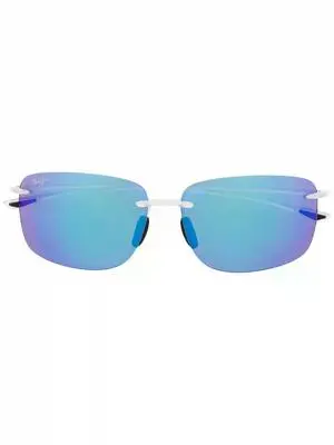 Maui Jim Square-Frame Tinted Sunglasses Blue