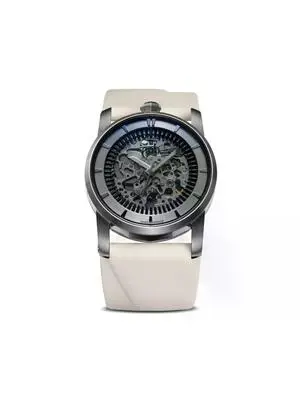 FOB PARIS Skeleton Automatic Watch - Silver