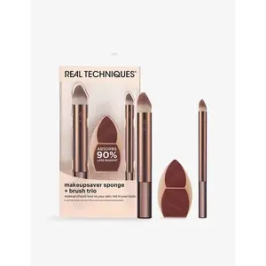 REAL TECHNIQUES Makeupsaver Sponge + Brush Trio Set