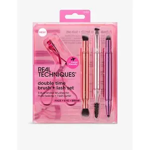 REAL TECHNIQUES Double Time Brush + Lash Set