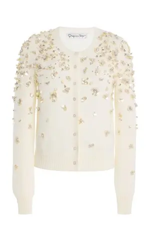 Oscar De La Renta Embellished Cardigans For Women