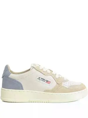 AUTRY Suede Panelled Trainers - Neutrals