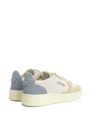 AUTRY Suede Panelled Trainers - Neutrals