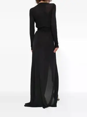 Dsquared2 Wrap-front Long-sleeve Dress