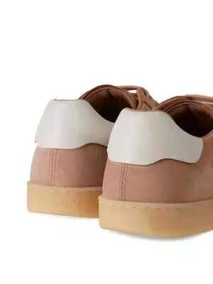 FERRAGAMO Suede Low-top Trainers - Pink