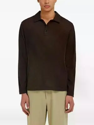 FERRAGAMO Long-sleeved Polo Shirt