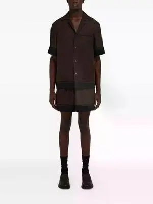 FERRAGAMO Monogram Short Sleeve Shirts