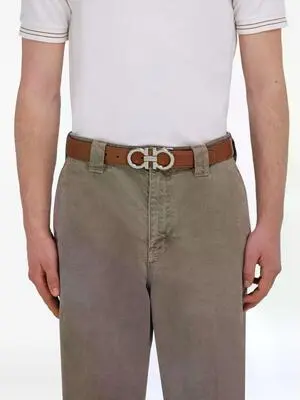 FERRAGAMO Gancini Leather Belt