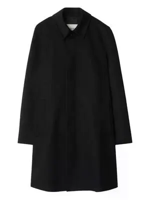 Burberry Single-breasted Technical Cashmere Coat