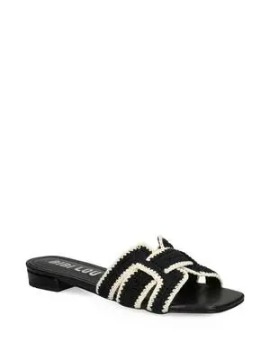 BIBI LOU Leather Flat Sandals