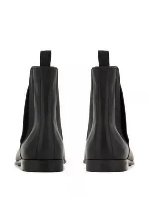 FERRAGAMO Round-toe Leather Chelsea Boots