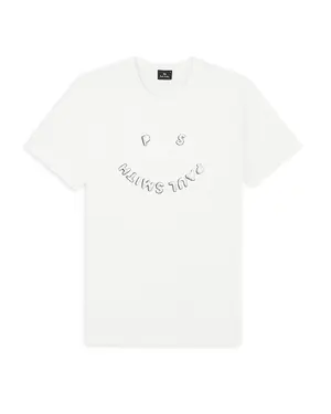 Paul Smith Logo Graphic Tee - Off White