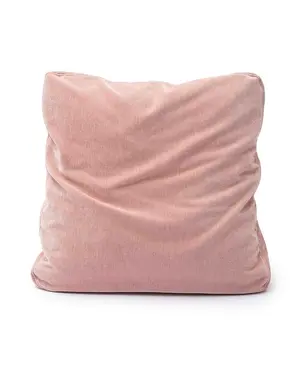 TOV FURNITURE Tipsy Upcycled Chenille 24 X Square Floppy Pillow - Rose
