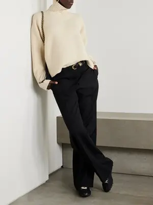 Proenza Schouler Sandra Cashmere-blend Turtleneck Sweater - Ecru