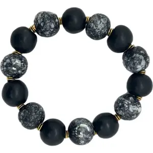 KAZURI Pomsky Beaded Bracelet - Multi
