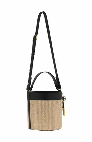LANVIN Séquence Raffia Bucket Bag