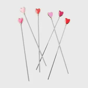 JOANNA BUCHANAN Swizzle Sticks Red