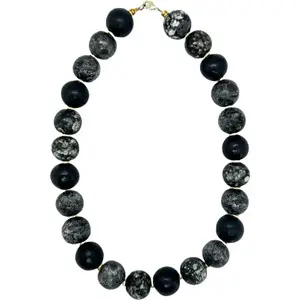KAZURI Twilight Collection Pomsky Necklace - Multi