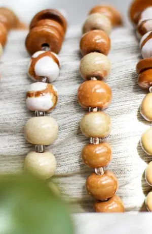 KAZURI Earth Collection Mambrui Beaded Bracelet - Multi