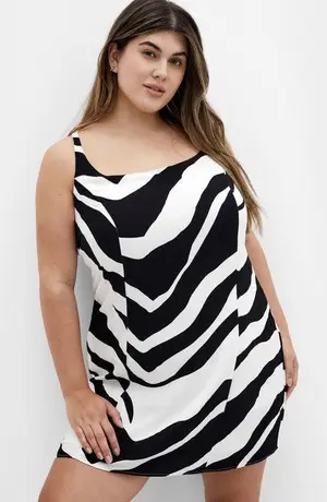 City Chic Caitlin Printed Dress