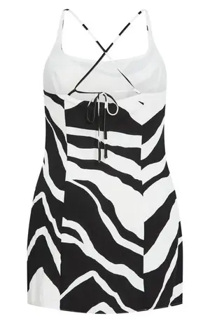 City Chic Caitlin Printed Dress