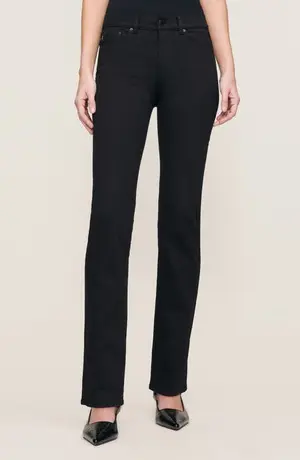 DL1961 Mara Instasculpt™ Mid-rise Straight Jeans - Black